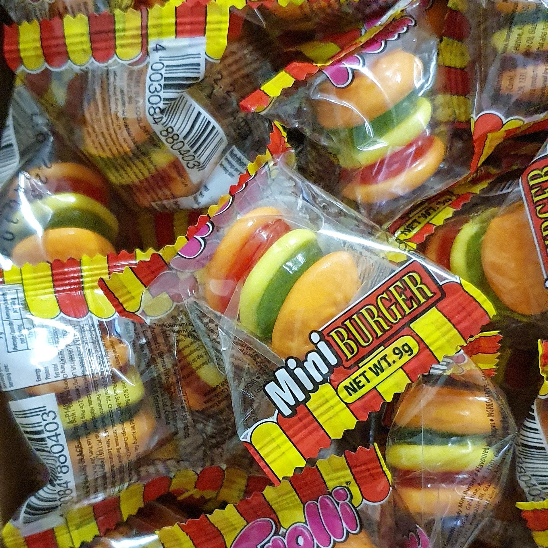 Trolli Mini Burgers - 5 for $3.20 | The Online Lolly Shop
