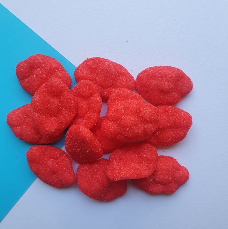 Strawberry Red Cloud Lollies - Approx 36 Clouds per 100 grams | The ...