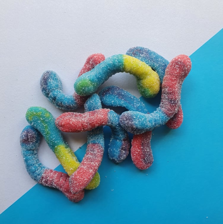 TNT Sour Fizzy Worm Lollies | The Online Lolly Shop